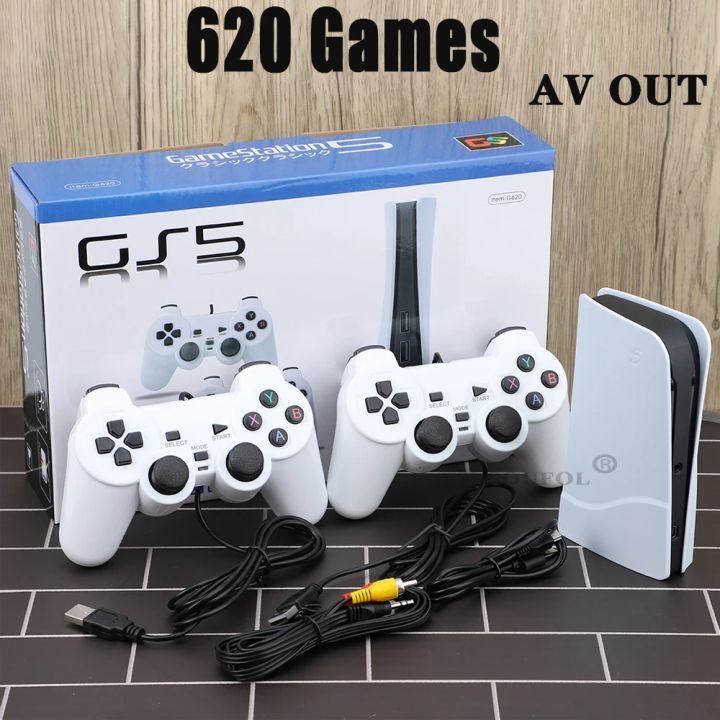GS5 Pro G620 Video Game Console With 620 Classic Game 8 Bit TV Consola ...