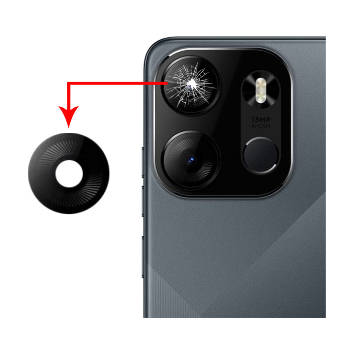 Tecno Spark Go 2023 Rear Camera Glass Lens Replacement - Scratch ...