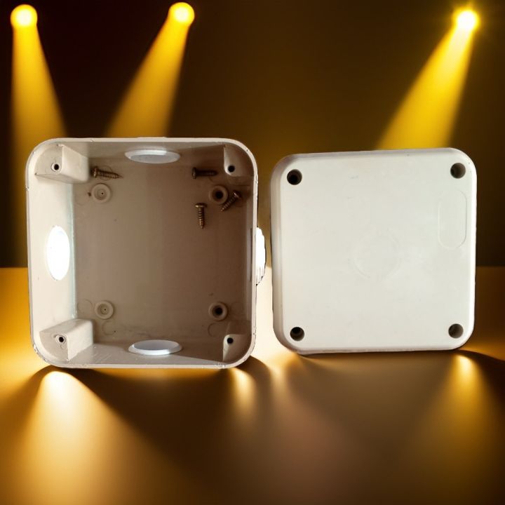 Cctv Camera PVC Box/ Waterproof Box, Size 4*4 , IP65 | Daraz.pk