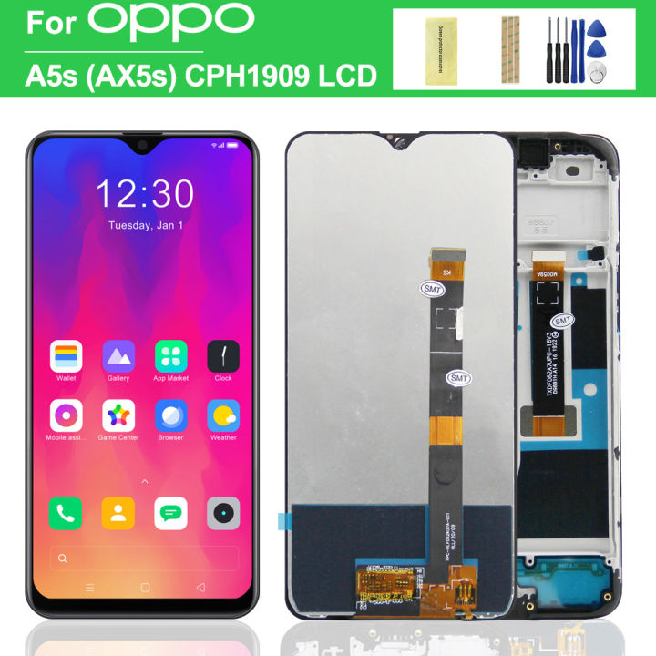 6.2" For Oppo A5s AX5s LCD Display with Frame,Touch Screen Digitizer ...