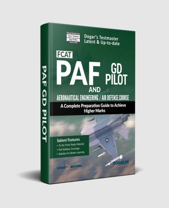 PAF GD Pilot, Aeronautical Engineering & Air Defense Couse Guide book ...