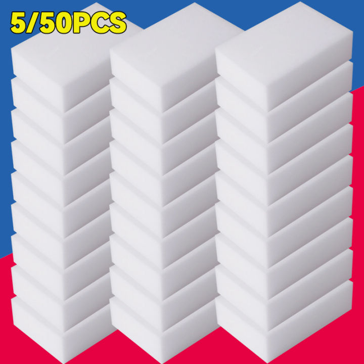 5/50PCS Melamine Sponge Magic Sponge Eraser Melamine Sponge Cleaner ...