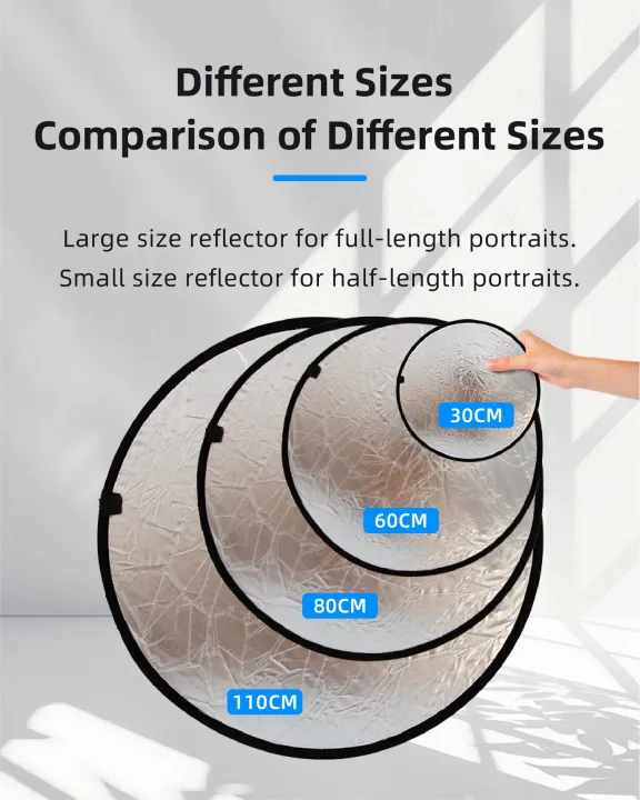 RF01 5in1 Collapsible Round Photography Reflector Photo Studio Outdoor ...