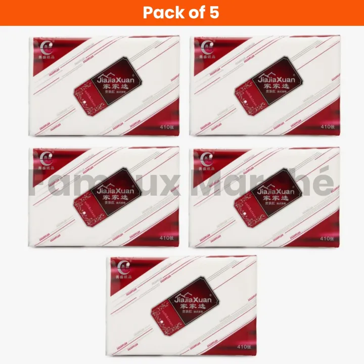 Yihai Soft & Clean Tissue ( Pack of 5 ) Original Premium Quality 4 Ply ...