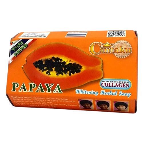 Herbal Papaya Soap for Acne Brightening Radiant Skin (Made In Thailand ...