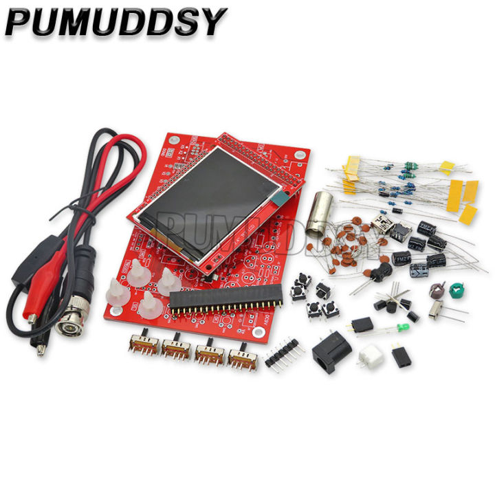 TFT Screen Digital Oscilloscope DSO138 2.4" Diy Kit Waveform Display Preciseness DSO138 Acrylic ...