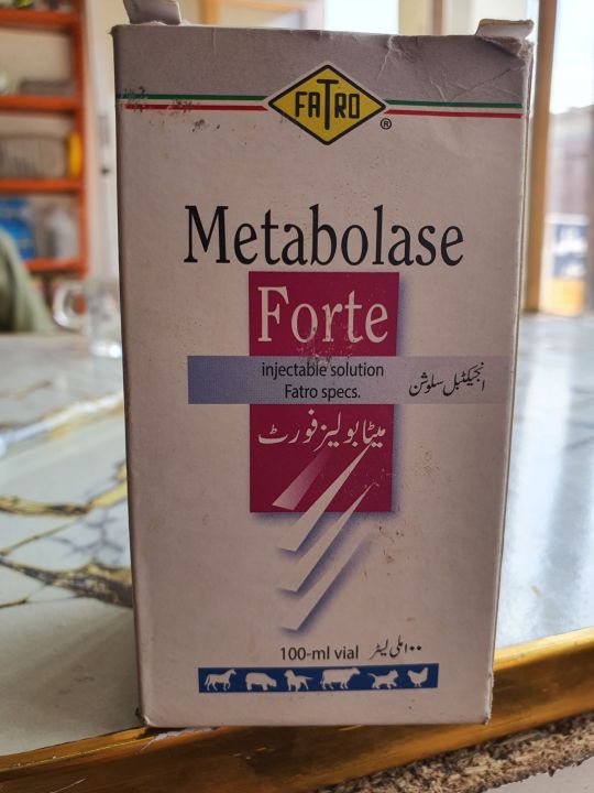 Metabolis Forte injection 100ml veterinary injection cow buffalo goat ...