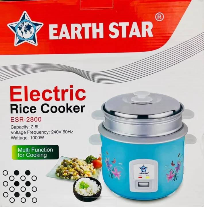 EARTH STAR Electric Rice Cooker 2800L (1000w) | Daraz.lk