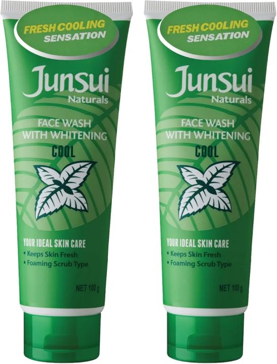Junsui Naturals Cool Face Wash 100g | for Fresh Cooling Sensation ...