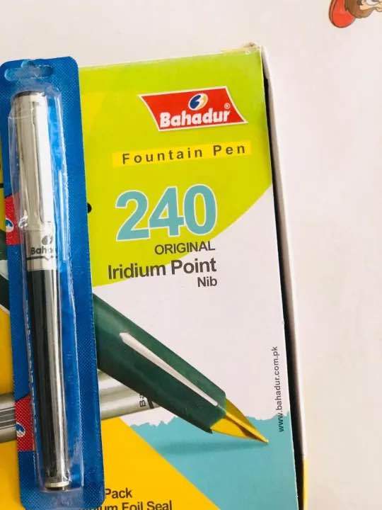 Pack of 2 Fountain Pen # 240 - Classic Fountain Ink Pen for School ...