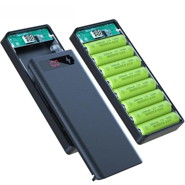 Dual USB Micro USB Type C Power Bank Shell 5V DIY Shell 18650 Holder ...