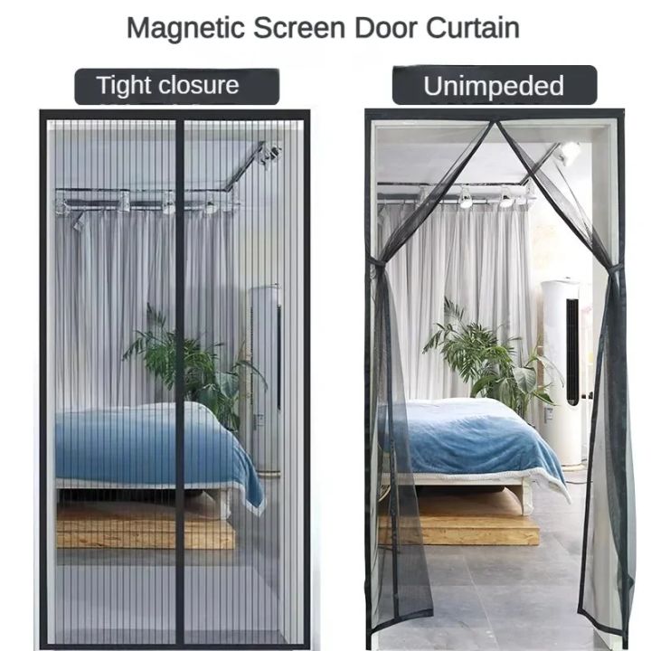 Curtains Magnetic Mosquito Net 80/90/100 Cms Magnetic Screen Door ...