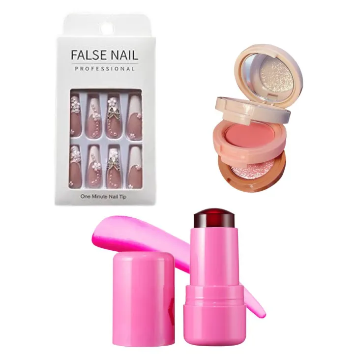 Get our 3 in 1 deal brings 3 in 1 blush highlighter, jelly blush, and ...