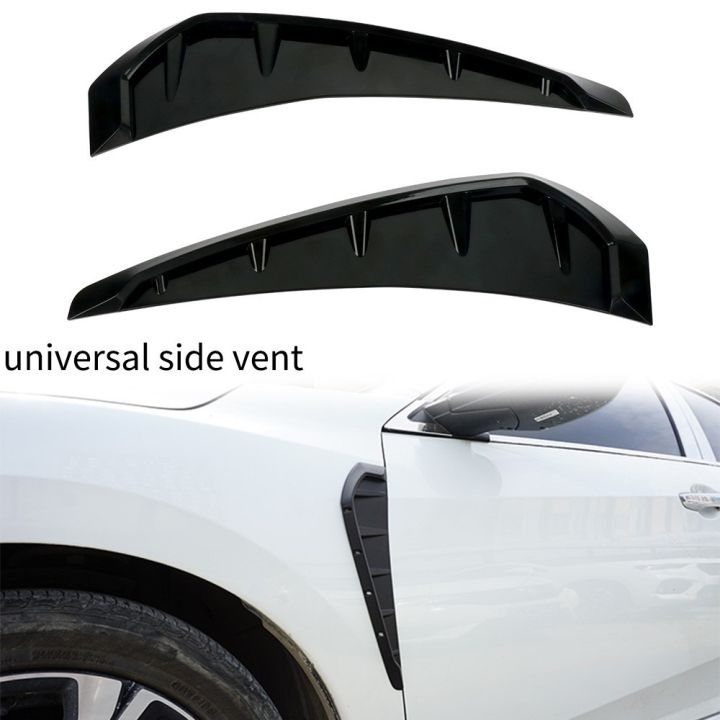 2pc of car mudguard side vent mudguard airflow forming kit,the ...