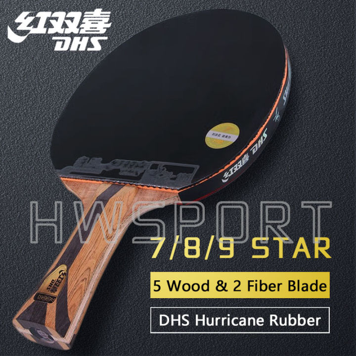 Original DHS 7 Star Table Tennis Racket Offensive 8 Star 9 Star ...