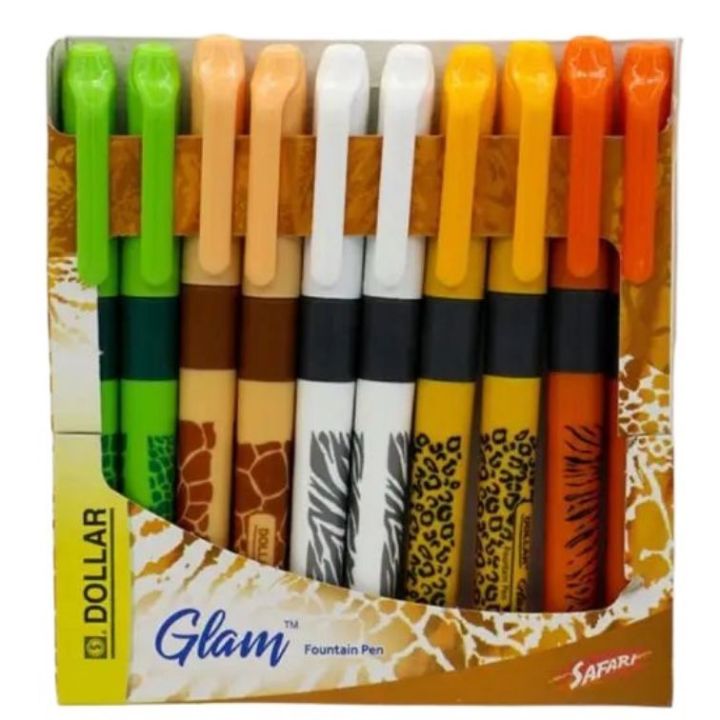 Dollar Fountain Pen FP-Glam 10's Display Pack | Daraz.pk