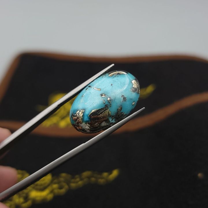 Natural Navy Blue & Pyrite Turquoise | Feroza - {Origin Iran "Kerman ...