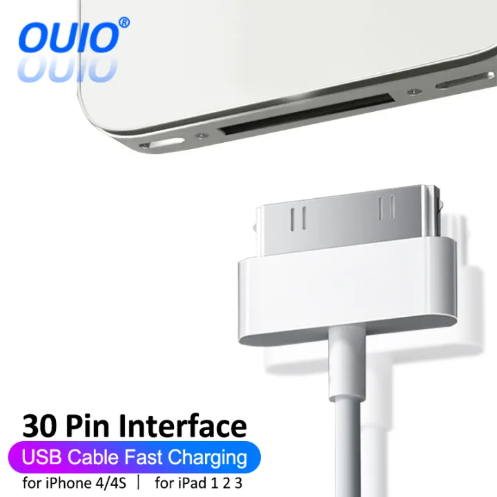 30 Pin USB Cable Charge Fast Charging for iPhone 4S 4 3GS 3G iPad 1 2 3 ...