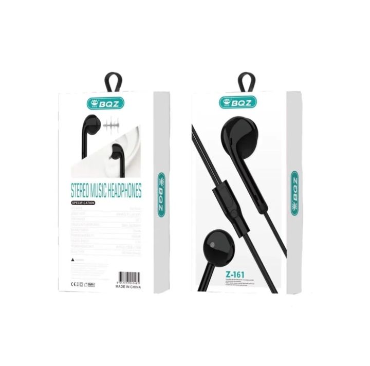 BQZ (Z-161) STEREO Handfree With In-line Mic | Daraz.lk