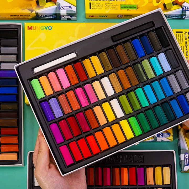 MUNGYO Soft Pastels/Chalks/Sticks/Crayons for Artist Graffiti Drawing ...