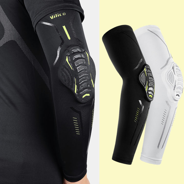 1 PCS Elastic Basketball Elbow and Arm Protectors Fitness Running and ...