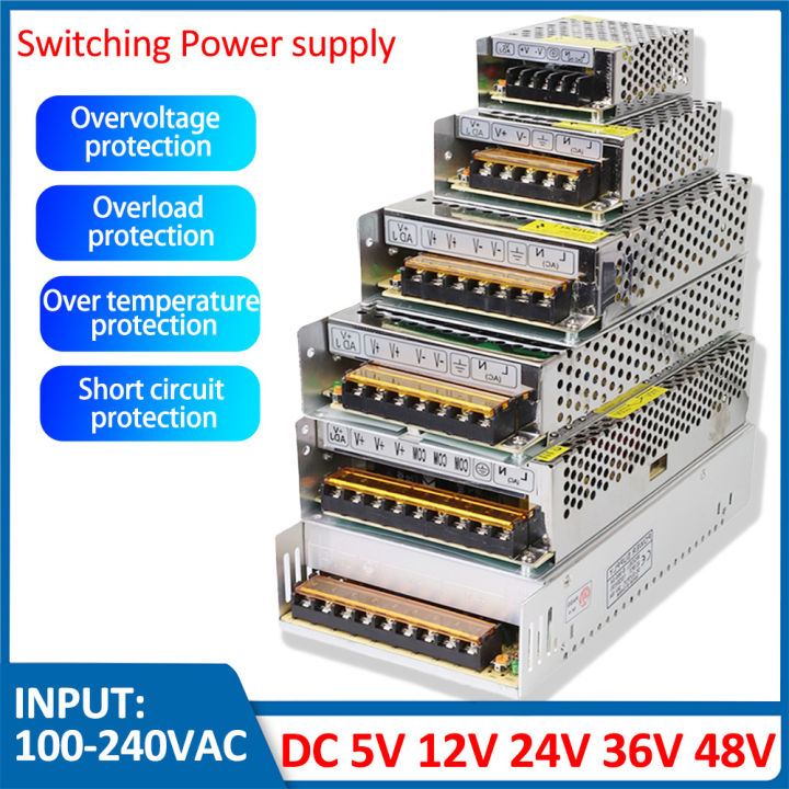 5V 12V 24V 36V Power Supply SMPS 5 12 24 36 V AC-DC 220V TO 5V 12V 24V 36V 1A 2A 3A 5A 10A 20A ...