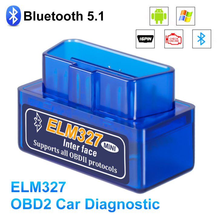 ELM327 V 2.1 OBD2 Scanner BT/Wifi ELM 327 OBD Car Diagnostic Tool For Android /IOS PK Vgate ...