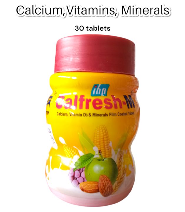 Calfresh - calcium, vitamin, minerals 30 tab | Daraz.com.bd