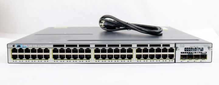 Cisco Catalyst 3750-X 48-Port Gigabit Network Switch WS-C3750X-48T ...