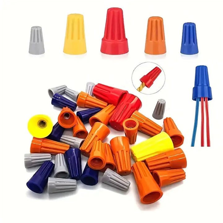 40/220pcs boxed quick connector kit, screw cap terminals, electrical ...