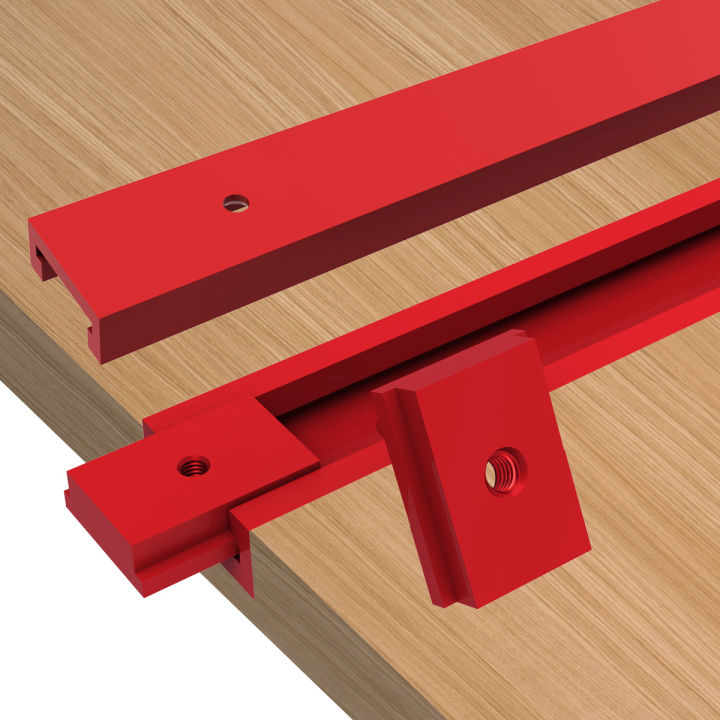 Miter Track Jig, 30 Type T Slot Miter Track Jig Fixture Slot Connector ...