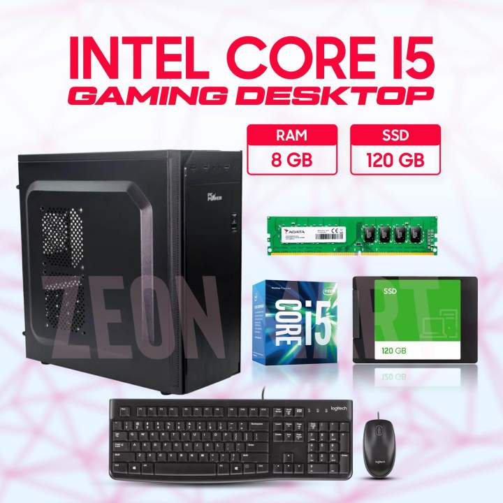 Intel Core i5 RAM 8GB SSD 120GB Graphics 2GB Built in Gaming PC Win 10 ...