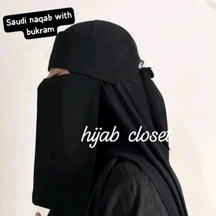 Saudi naqab bukram attached on for head | Daraz.pk