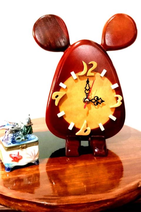 Wooden table clock | Daraz.lk