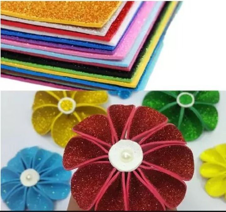 Glitter Fome Sheet. Glitter sheets, Fome Sheet, 20-sheets A4 size ...