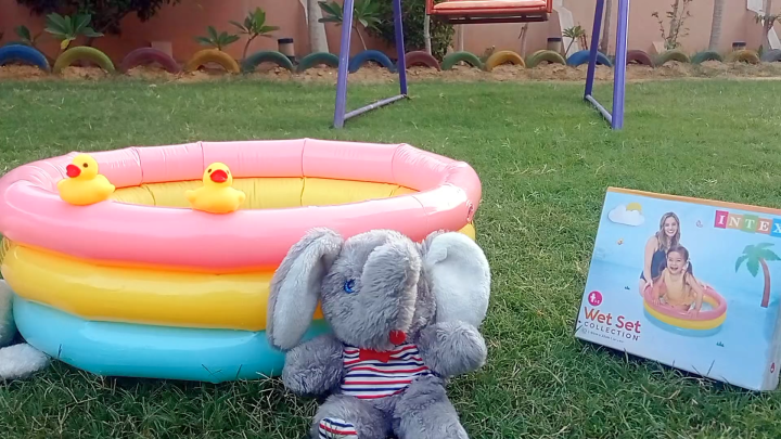 INTEX Sunset Glow Baby Swimming Pool – Inflatable Bath Tub for Kids ...