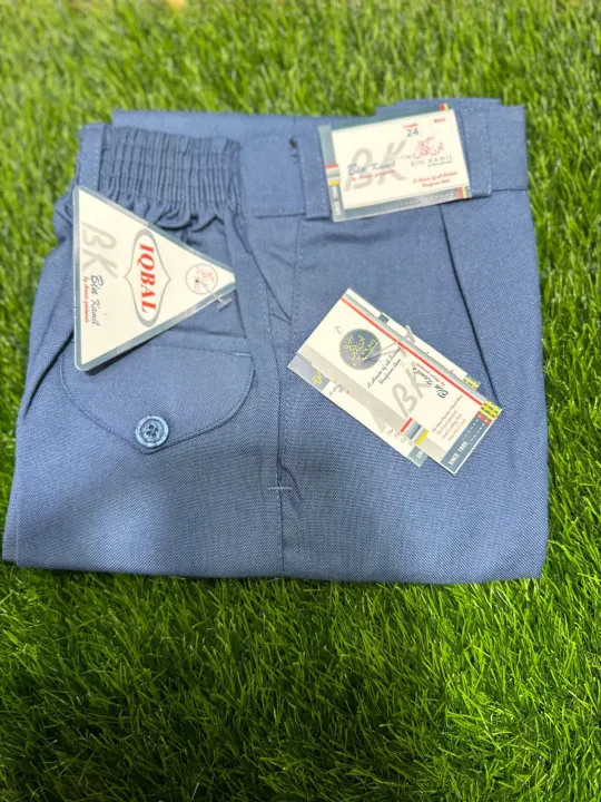 School Uniform Pf Grey Pant / Size 22-38 / Half Elastic Pf Grey School ...