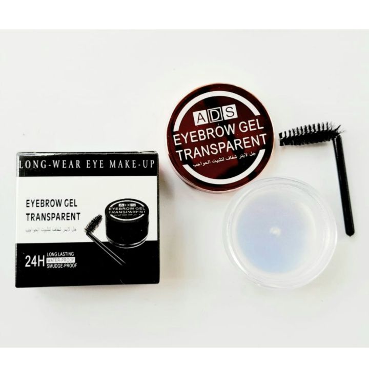 ADS Eyebrow Gel Transparent White 24H Long Lasting Water Proof Smudge ...