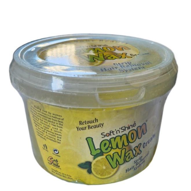 soft n shine Lemon wax cream for hair removal in 950 g | Daraz.pk