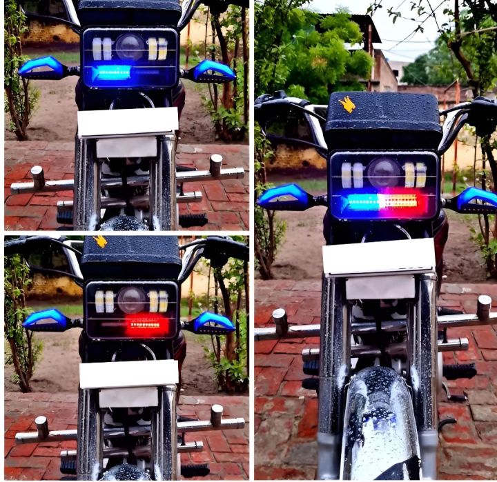 125 BIKE LED Headlight | Motorcycle Headlight 6 x 4 / Square LED Light ...