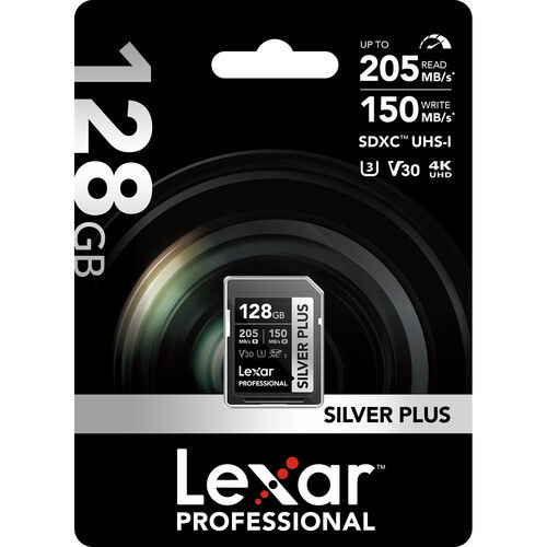 Lexar 128GB Professional SILVER PLUS UHS-I SDXC Memory Card | Daraz.com.np