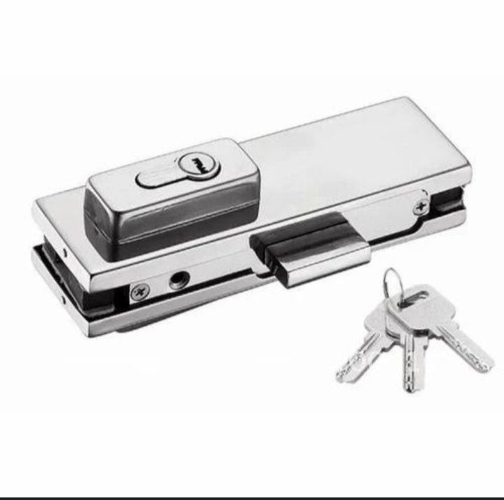 Steel Glass Door Centre Patch Lock | Daraz.com.bd
