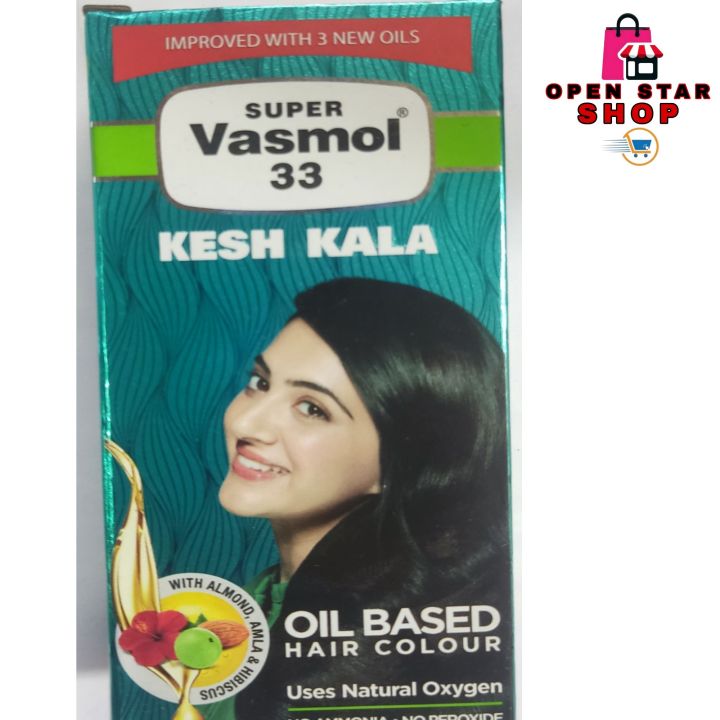 SUPER VASMOL 33 KESH KALA 50 ML | Daraz.com.bd