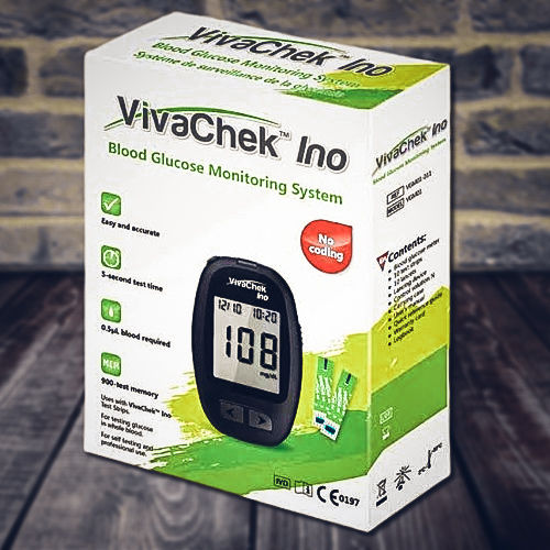 Vivachek Ino Glucometer Blood Glucose Test Meter - Vivacheck Diabetes ...