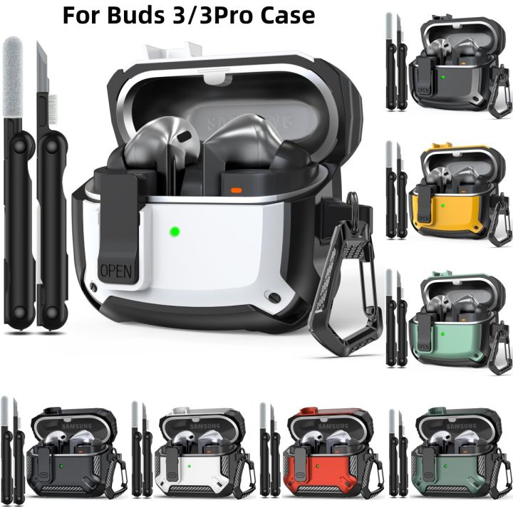 For Samsung Galaxy Buds 3 Case & Galaxy Buds 3 Pro Secure Lock Case ...