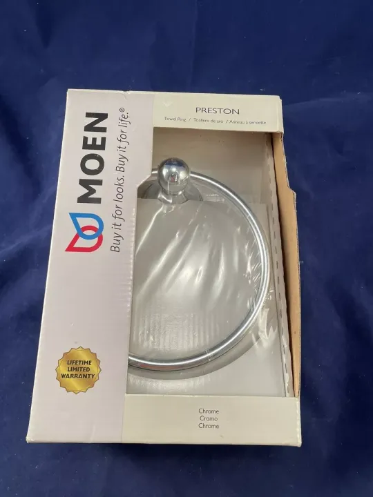 (J). MOEN Preston Towel Ring in Chrome DN8486CH | Daraz.pk