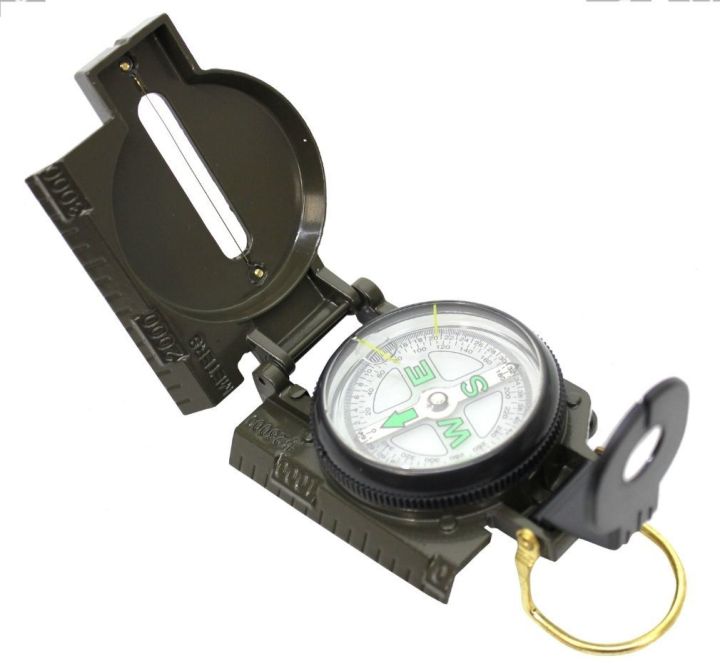 Metal Case Liquid filled Lensatic compass | Daraz.com.np