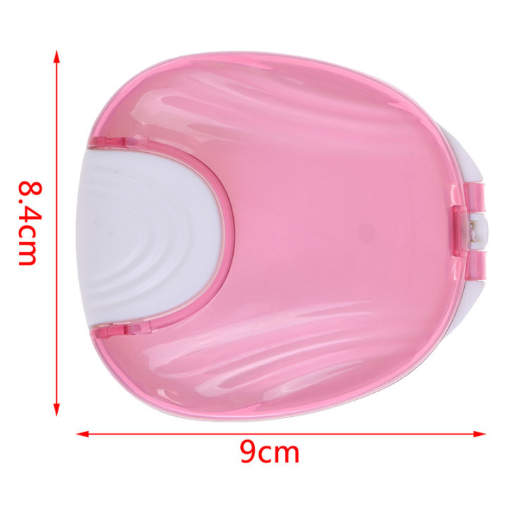 1Pcs Dental False Teeth Cleaning Box Denture Bath Container Retainer ...