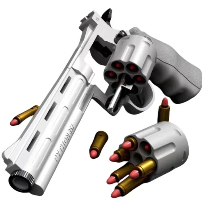 Party Festival Zp5 Magnum 357 Long Alloy Revolver Soft Bullet Boy ...