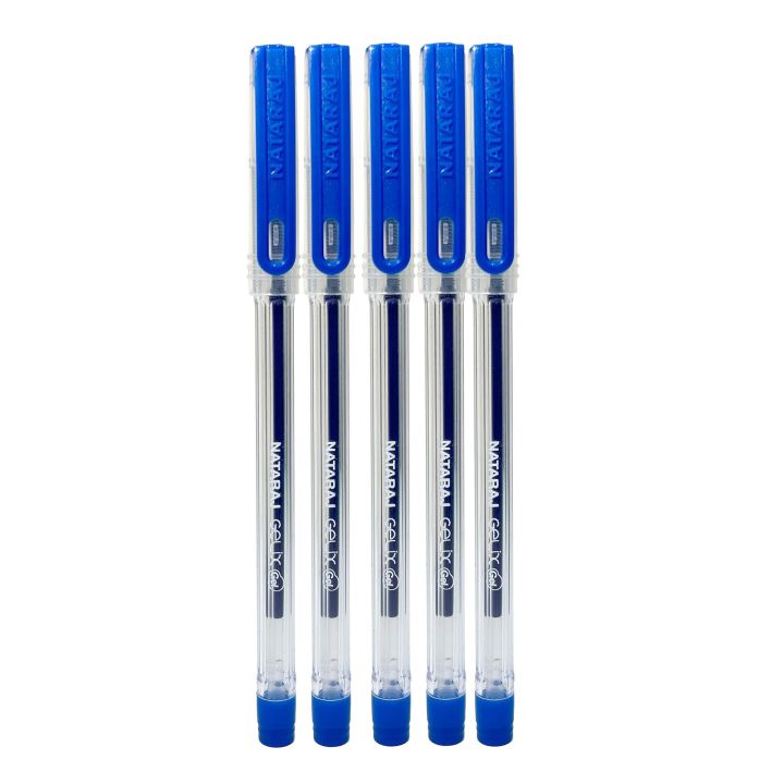 Natraj Gel Pen (Blue Colour)- Set of 10 Packets | Daraz.com.np